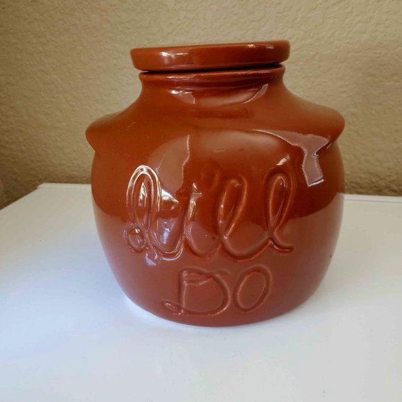 House of Webster Texas | Art | Vintage Itll Do Brown Lidded Jar House ...